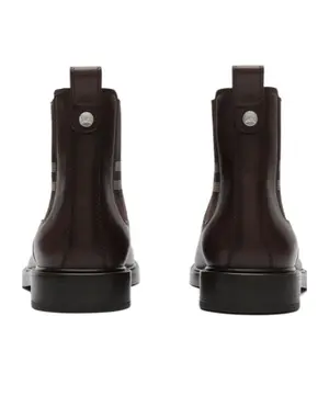 Burberry Leather Pembroke Boots