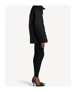 Balenciaga High Collar Peacoat