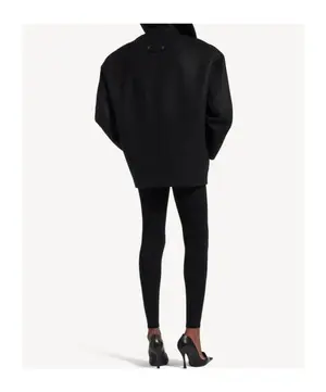 Balenciaga High Collar Peacoat