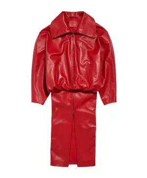 Balenciaga Round Jacket - Red