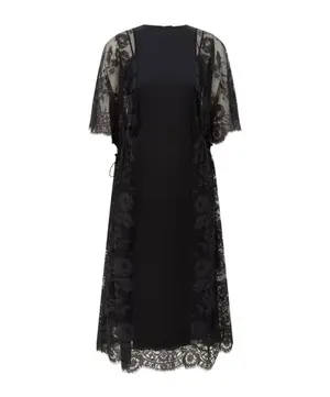 Zimmermann Valiant Lace Tunic Dress - Black