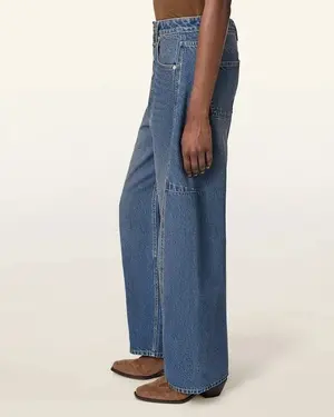 ALLSAINTS Exposedbutton Barrelleg Jeans