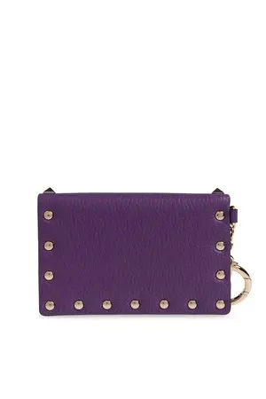 Valentino Garavani Rockstud Charm In Grainy Calfskin