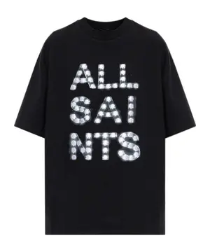 ALLSAINTS Marquee Letter Graphic Short Sleeve Tee