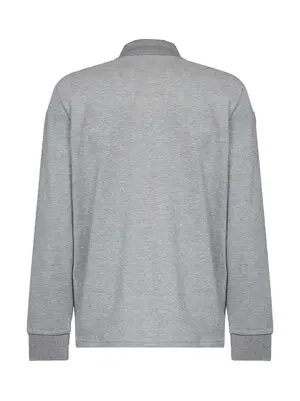 Moncler Long-sleeve Polo Shirt