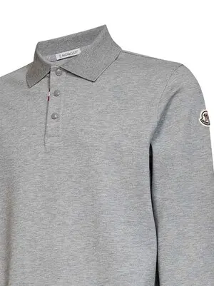 Moncler Long-sleeve Polo Shirt