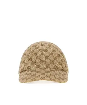 Gucci Gg Canvas Baseball Hat With Crystals - No