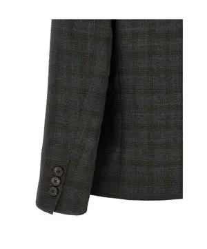 Dries Van Noten Checked Wool Blazer