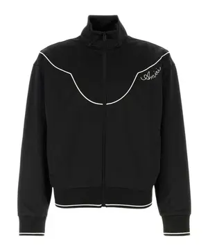 Amiri Long-sleeve Zip-up Jacket - Black