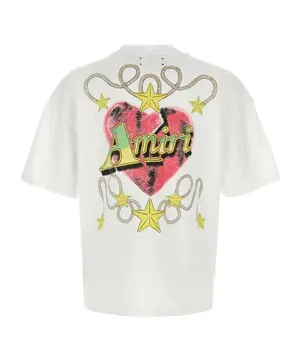 Amiri Logo Printed Crewneck T-shirt