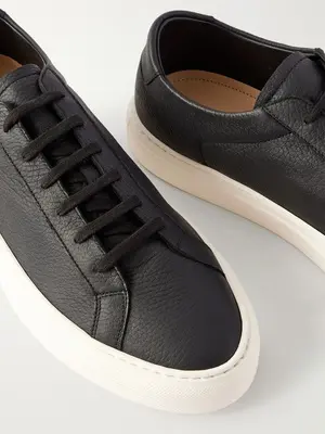 COMMON PROJECTS Achilles Full-grain Leather Sneakers - Black