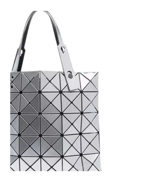 Issey Miyake Prism Geometric Tote Bag - Silver