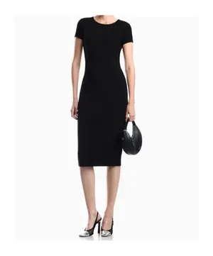 Emporio Armani Short-sleeve Fitted Dress