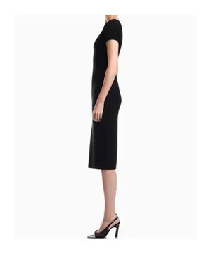 Emporio Armani Short-sleeve Fitted Dress