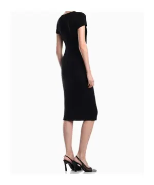 Emporio Armani Short-sleeve Fitted Dress