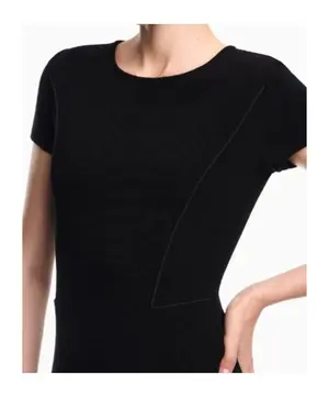Emporio Armani Short-sleeve Fitted Dress