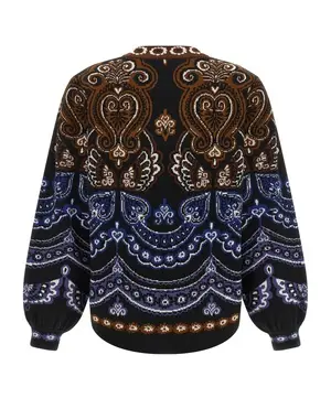 Farm Rio Long-sleeve Knit Top