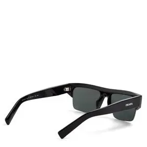 Prada Semirimless Square Sunglasses