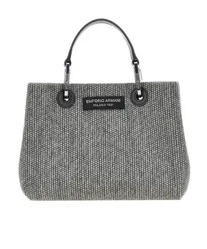 Emporio Armani Top-handle Shoulder Bag - Gray