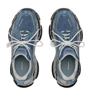 Balenciaga Triple S.2 Denim Sneakers - Blue