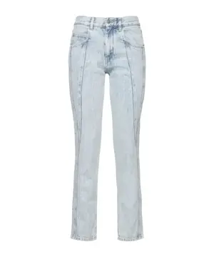 Isabel Marant Étoile Midrise Zipup Long Pants - White