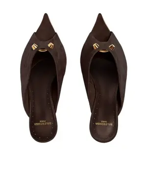 Balenciaga Midnight City Mule In Testa Di Moro