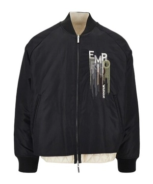 Emporio Armani Zip-up Jacket - Black