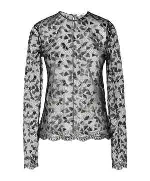 Fendi Cuneo Lace Top - Black