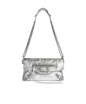 Balenciaga Le City Clutch With Chain