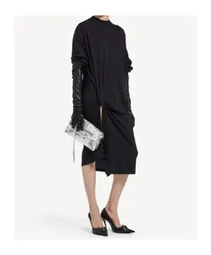 Balenciaga Le City Clutch With Chain
