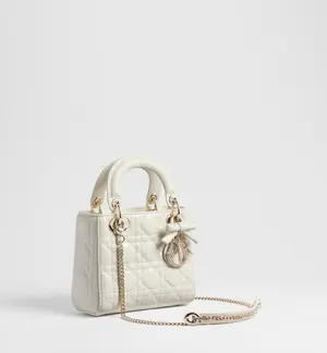 Dior Mini Lady Bag With Chain