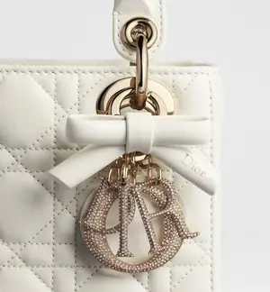 Dior Mini Lady Bag With Chain