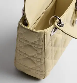 Dior Mini Lady Bag With Chain