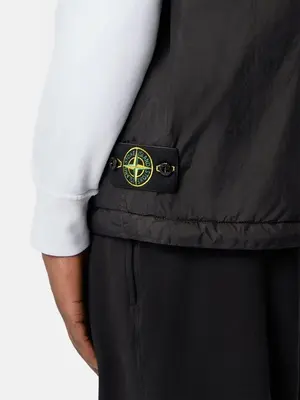 Stone Island Wind-resistant Padded Vest With Anti-drop
