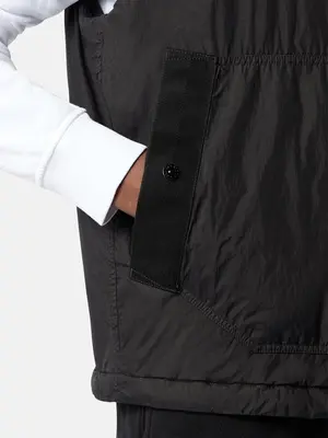 Stone Island Wind-resistant Padded Vest With Anti-drop
