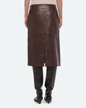 Helmut Lang Solid-color Skirt