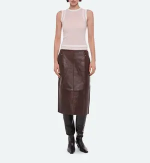 Helmut Lang Solid-color Skirt
