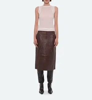 Helmut Lang Solid-color Skirt