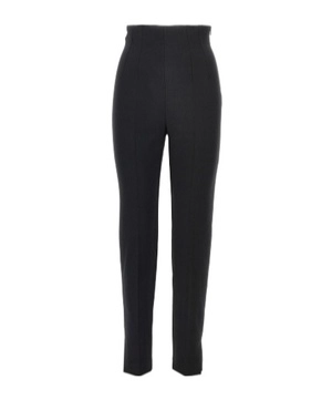 Emporio Armani V-cut Slim-fit Trousers - Black