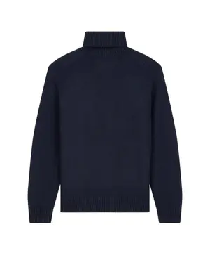 Emporio Armani Shaved Virgin Wool Sweater Hong Kong Capsule Collection - Navy Blue