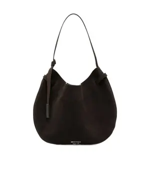 Emporio Armani Logo-detail Shoulder Bag - Brown