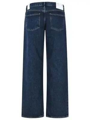 AGOLDE Dark Wash Straightwideleg Jeans