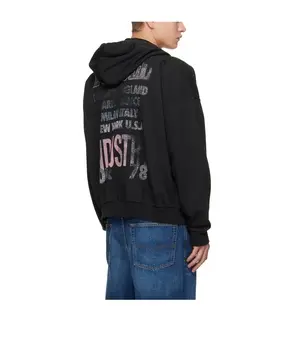 DIESEL® Will Zip Printed Hoodie