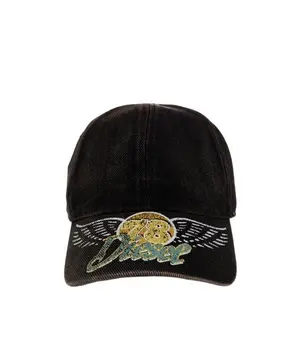 DIESEL® Graphic Baseball Cap - Black