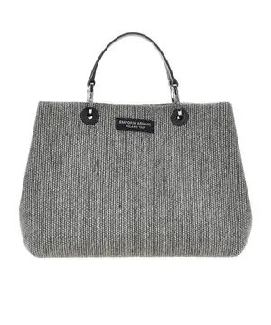 Emporio Armani Top-handle Shoulder Bag - Gray