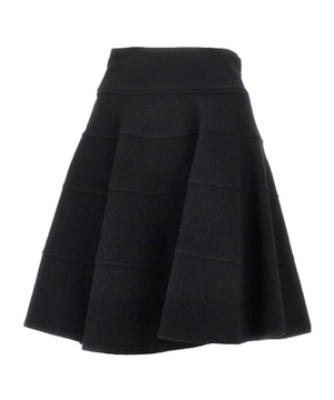 Emporio Armani Pleated Skirt - Black