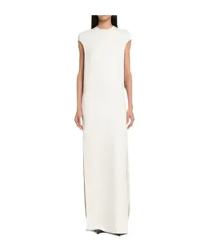 TOM FORD Sleeveless Crewneck Long Dress