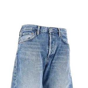 AGOLDE Spiral High-rise Wide-leg Jeans - Blue