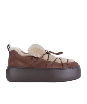 ROGER VIVIER Viv' Up Snow Boot-style Sneakers - Brown