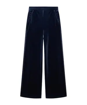 Emporio Armani Wide-leg Casual Trousers - Black